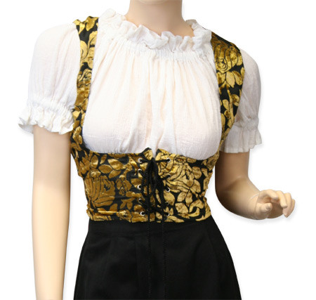 Underbust Bodice - medieval renaissance costume wench bodice