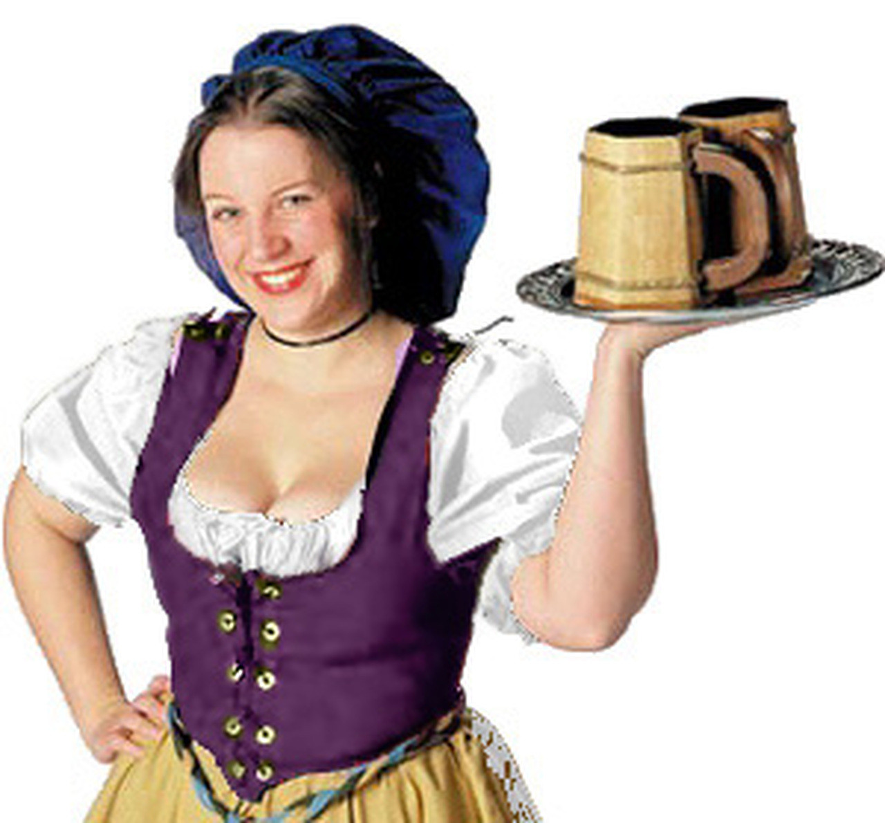 Barmaid Bodice - medieval renaissance costume wench bodice