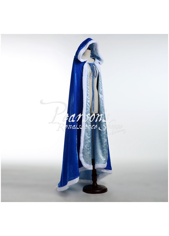 Cinderella Brocade Velvet Cape Cosplay Costume