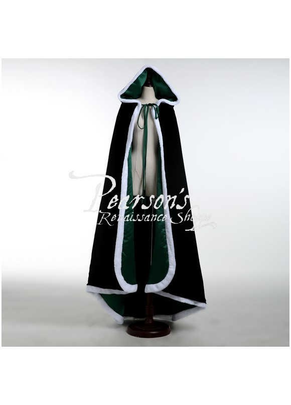 Little Mermaid Ariel Velvet Cape Cosplay Costume