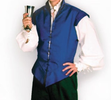 Twill English Lace-up Doublet - mens renaissance clothing