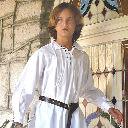 Child's Swordsman Shirt - Renaissance Clothing, Costumes and accessories.
