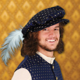 Renaissance Tudor Flat Cap