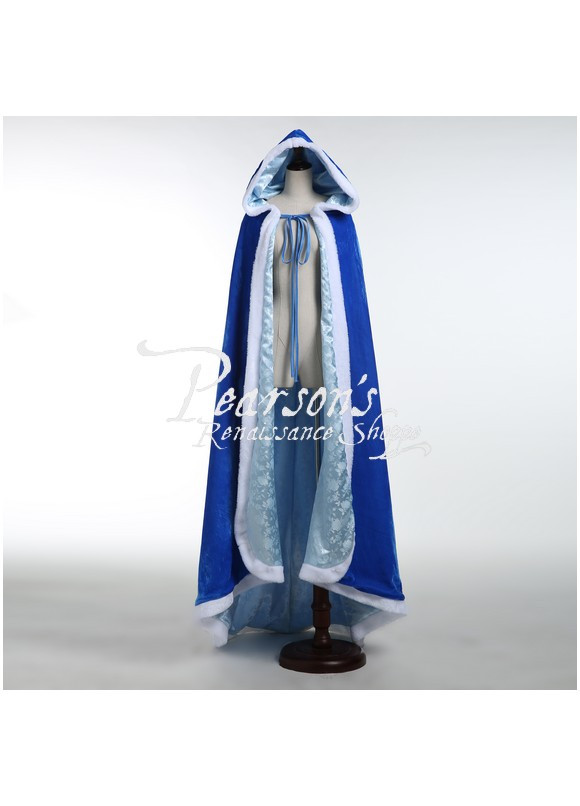 Cinderella Brocade Velvet Cape Cosplay Costume