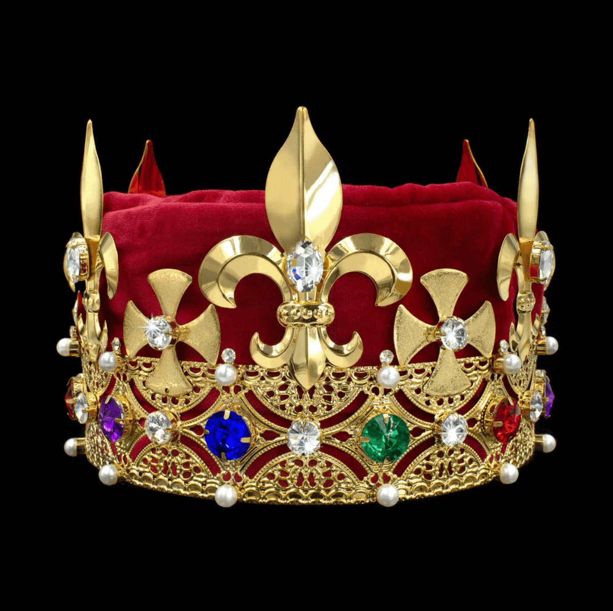 Kings Crown - medieval hat king crown renaissance clothing