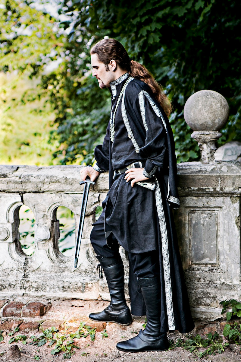 Medieval Tunic and Overcoat Medieval Renaissance Clothing, Costume