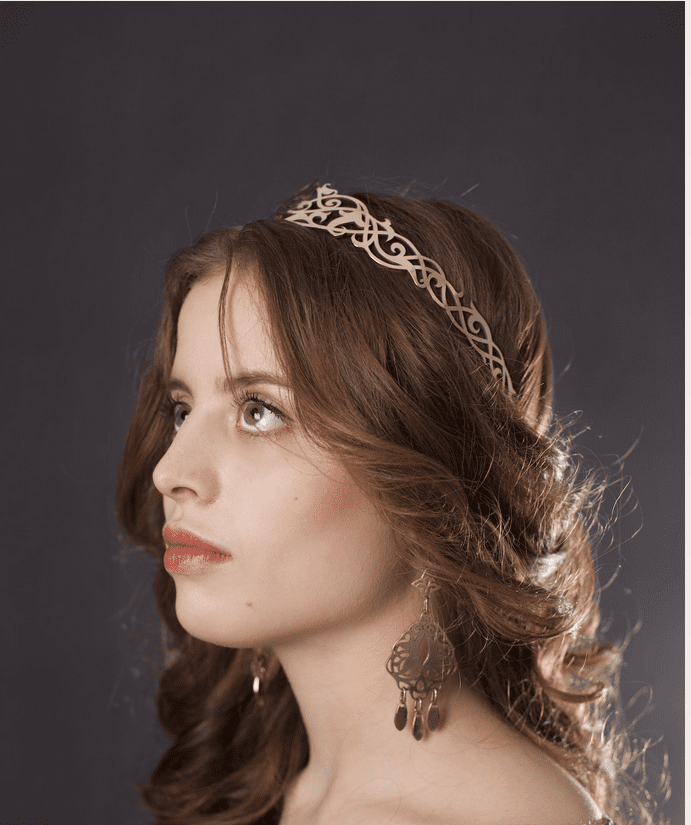 Medieval Brass Handmade Crown Lost Princess
