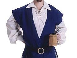 Commoner's Vest - men medieval renaissance clothing