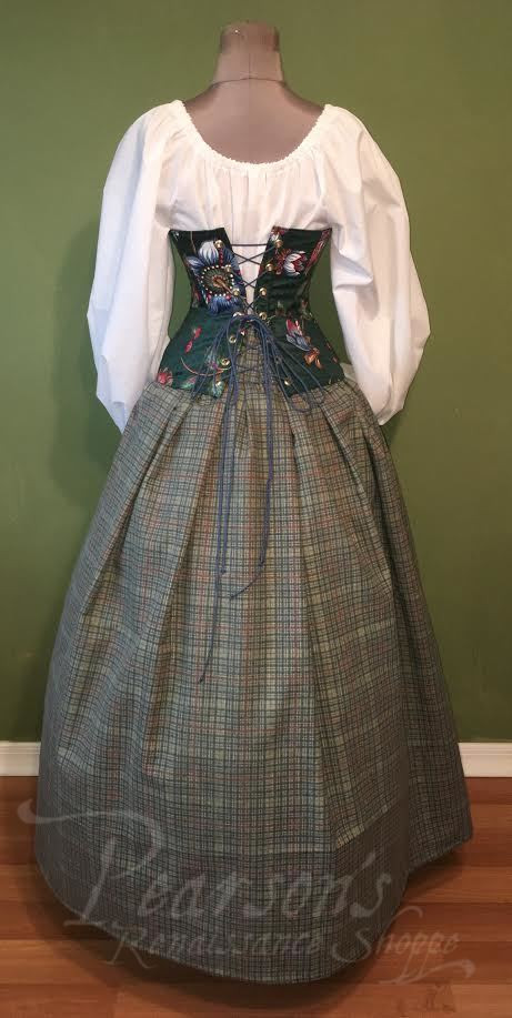 Fanciful Maiden Set - renaissance clothing, medieval, costume