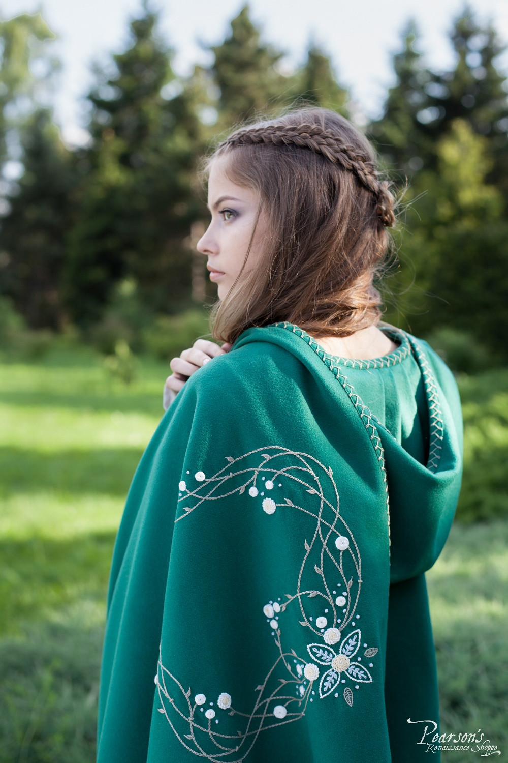 "Fairy Tale Woolen Cloak - Medieval Renaissance Clothing, Costumes