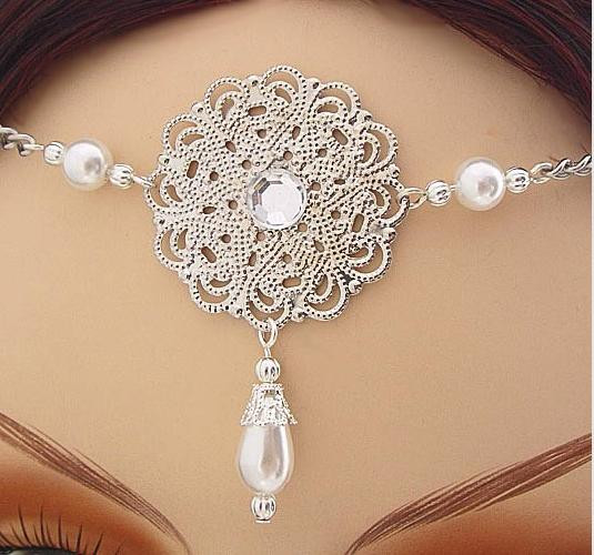 Medieval Circlet - CELTIC Elven Bridal CIRCLET head piece SCA