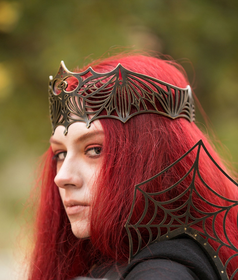 Night Bat Brass Crown great Halloween crown.