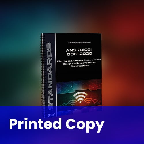 ANSI/BICSI 008 Standards for Wireless Local Area Network (Print Edition ...