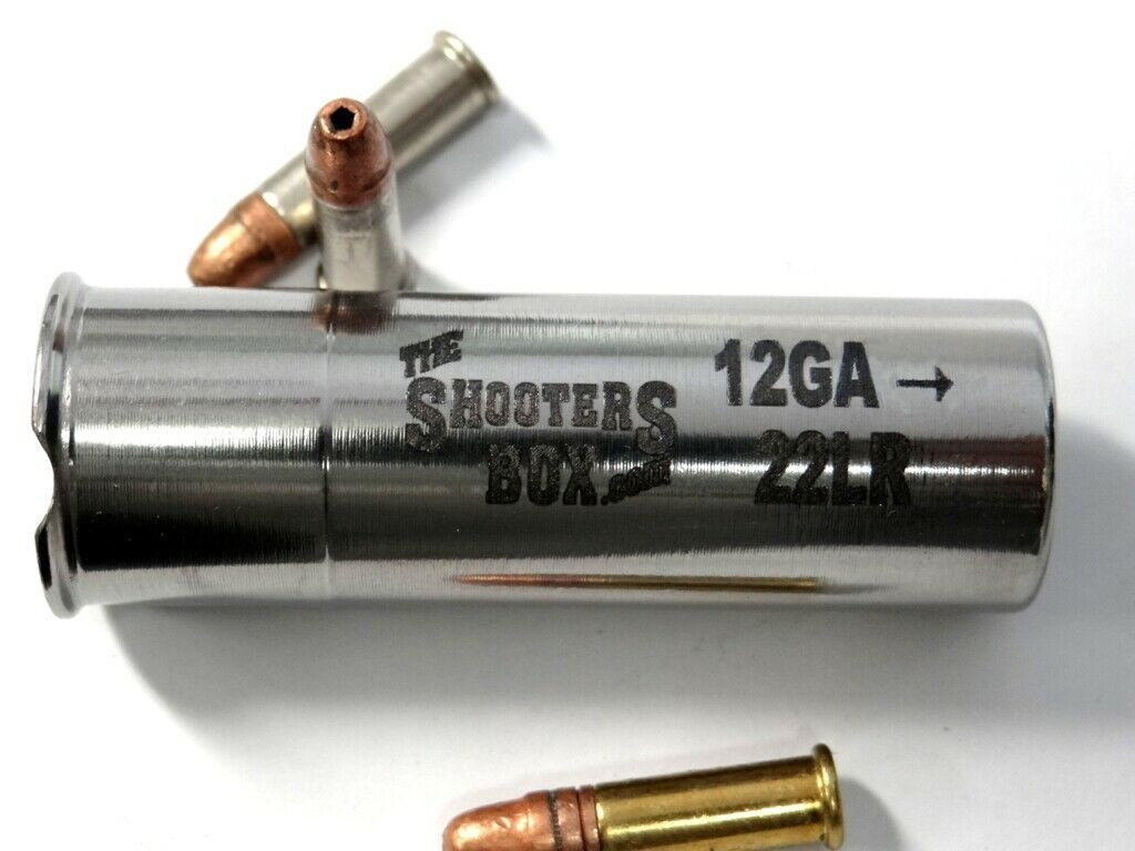 12GA to 22LR/22short Shotgun Adapter - RIFLED BORE Chamber Reducer ...