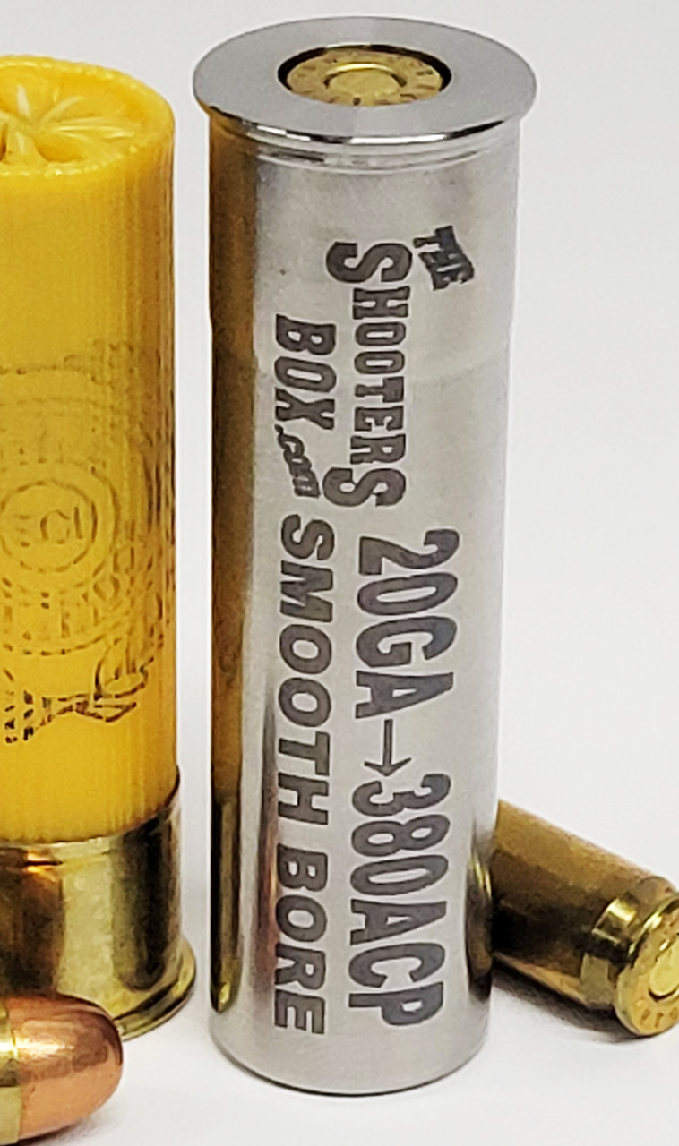 Shotgun Chamber Reducer Rifled 20 Gauge To .380 ACP – Stainless Steel ...