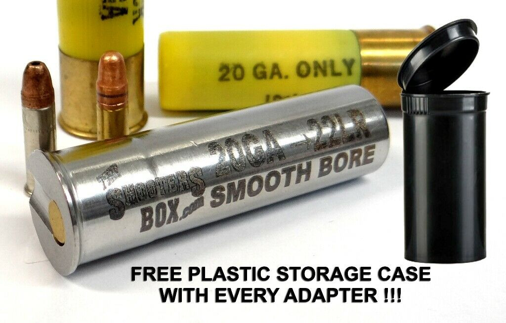 20GA to 22LR / 22 Short Shotgun Adapter - Chamber Reducer - Stainless Steel