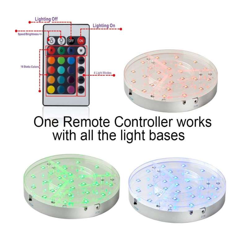 Inch LED lights Hookah with Remote Control