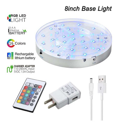 Inch LED lights Hookah with Remote Control