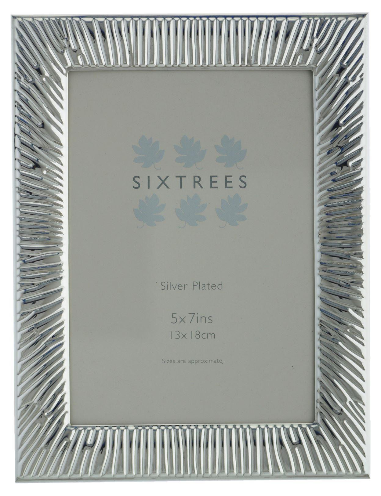 Sixtrees 6-330-57 Trott Diamond Embossed Silver Plated 7 x 5 inch Photo ...