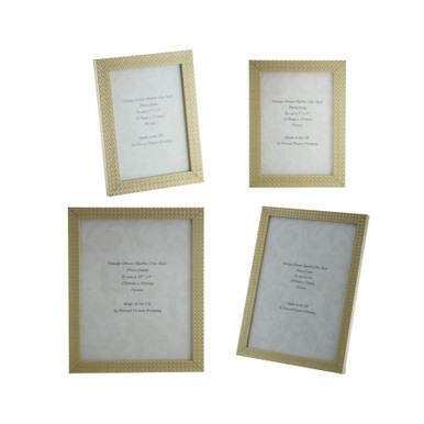 Durham Gold hand made photo frames 6x4 inch - A4 - The Photoframeshop