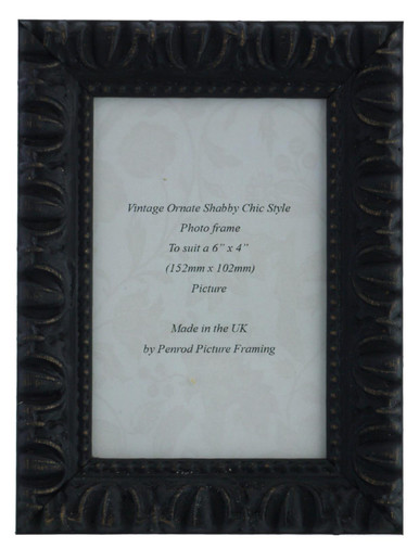 Giselle Hand Made Shabby Chic Vintage Ornate Black photo frames in ...