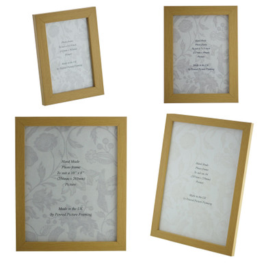 York hand made Light Oak Photo Frames 6 x 4 inch - A4 - The Photoframeshop