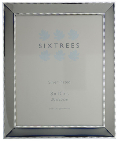 Sixtrees 6-302-80 Jenkins Silver Plated 8 x 10 inch Photo Frame - The ...