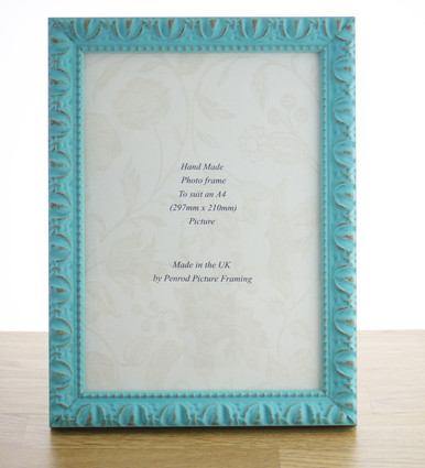 Giselle Hand Made Shabby Chic Vintage Ornate Turquoise Blue photo ...