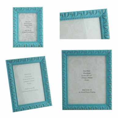 Giselle Hand Made Shabby Chic Vintage Ornate Turquoise Blue photo ...
