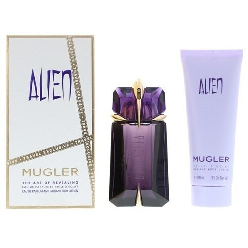 Mugler Alien Gift Set 60ml EDP Spray & 100ml Body Lotion