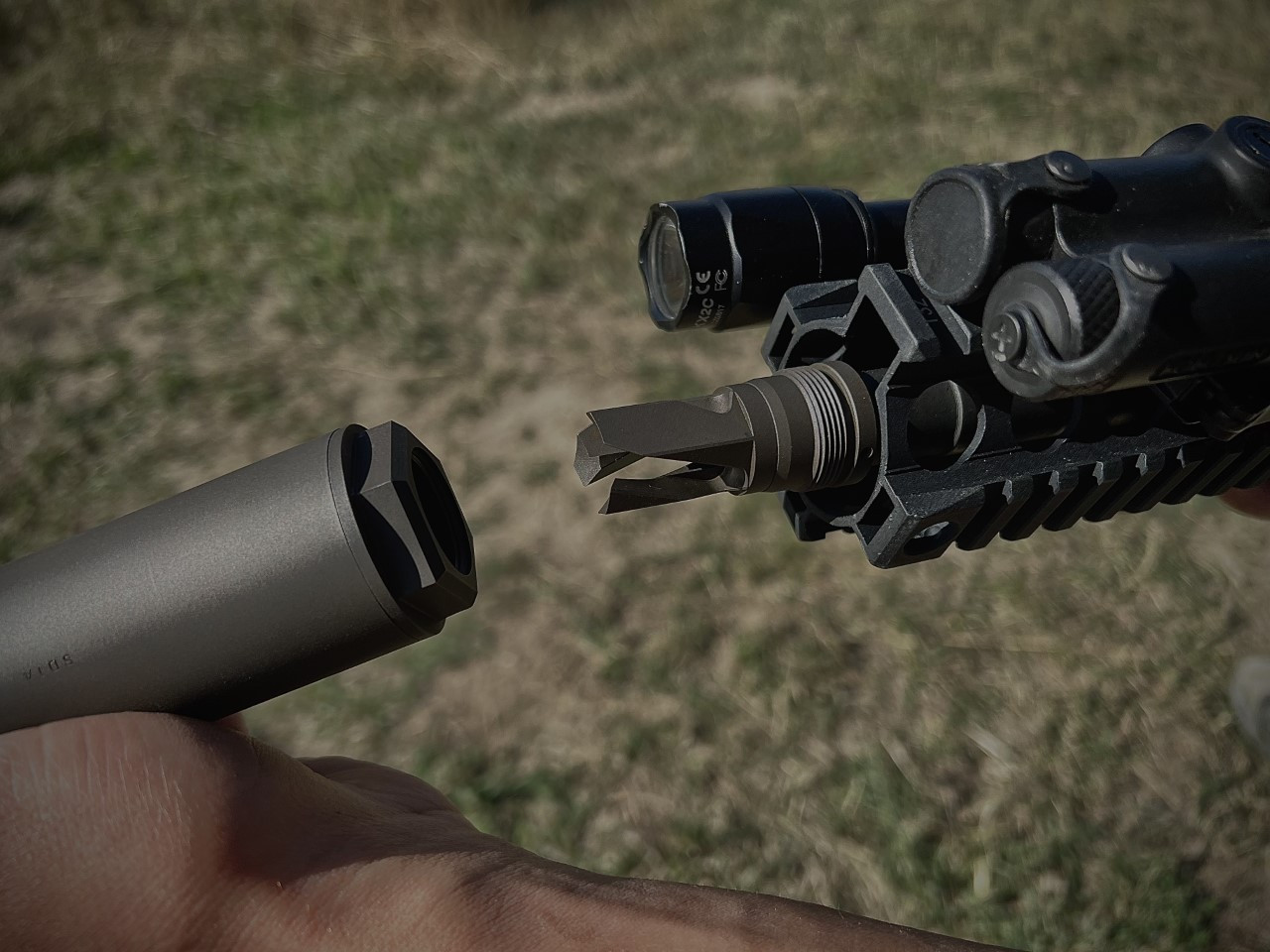 Plan B Apex Titanium Flash Hider - SD Tactical Arms