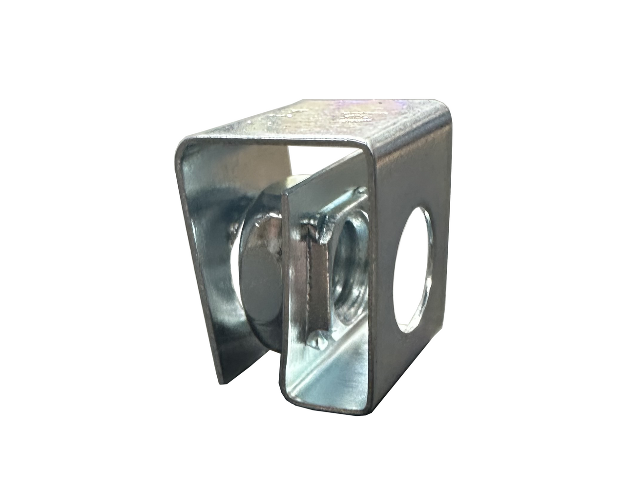 M6 Zinc Slide-On Cage Nuts - 100 Pack - USA Made