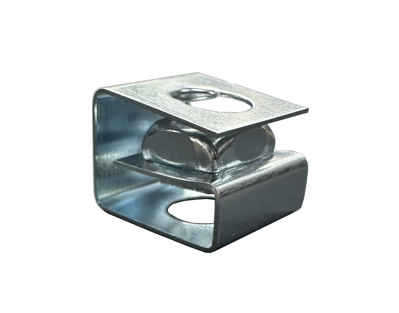 M6 Zinc Slide-On Cage Nuts - 100 Pack - USA Made