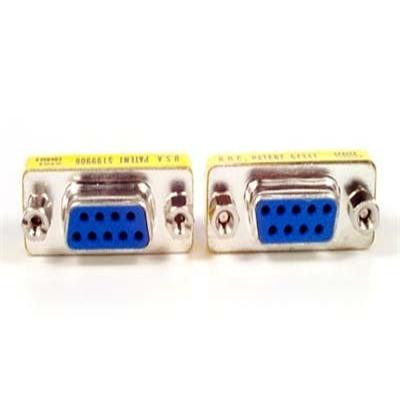 This Slimline DB9 Gender Changer features two slimline DB9F connectors ...