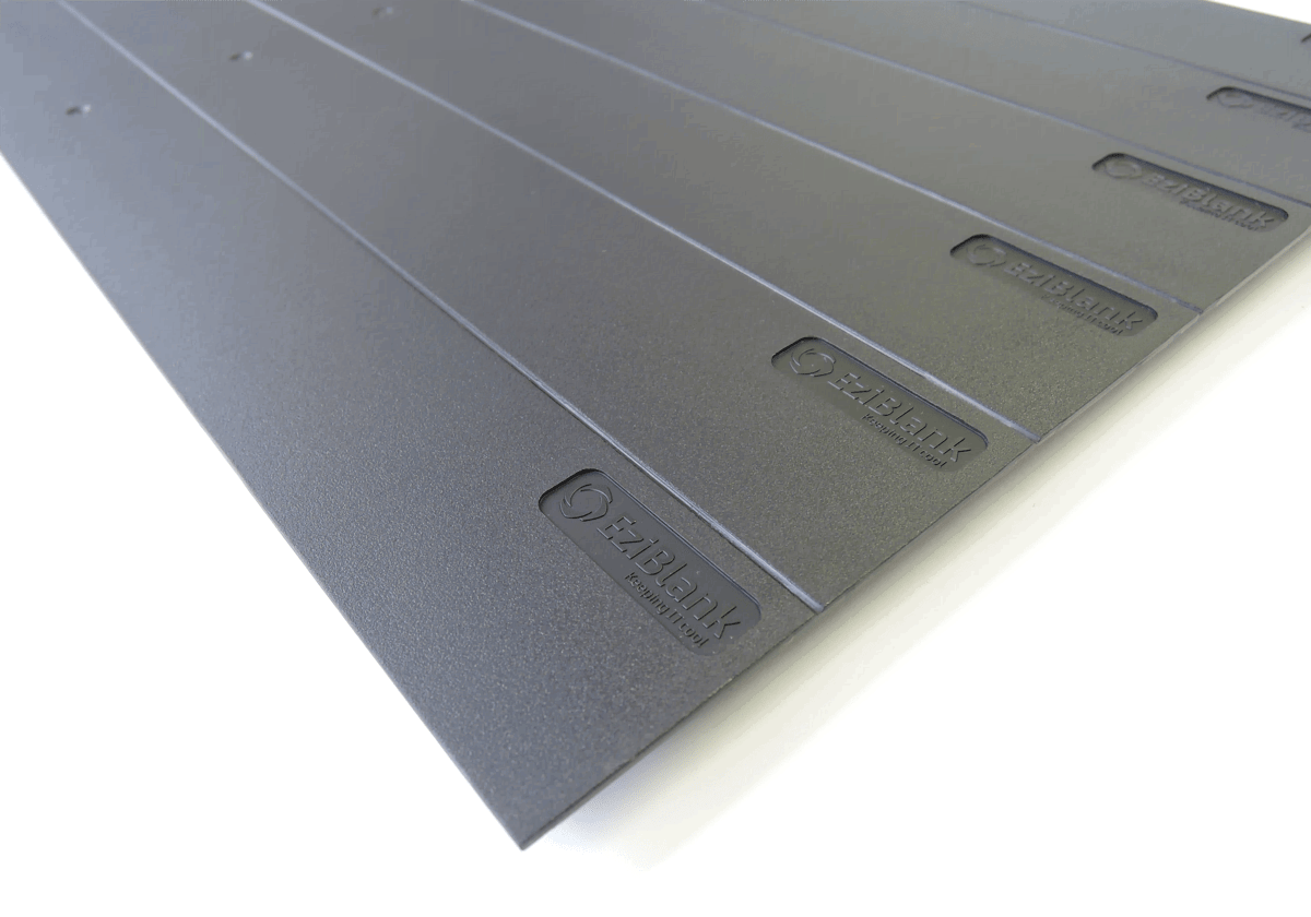 EziBlank 19" Standard 6RU Modular Blanking Panel - Black - 10 Pack
