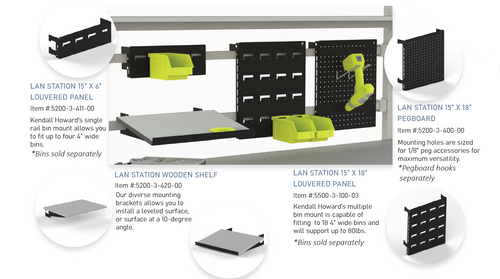LAN Station Wooden Shelf – USA Made | Rackfinity
