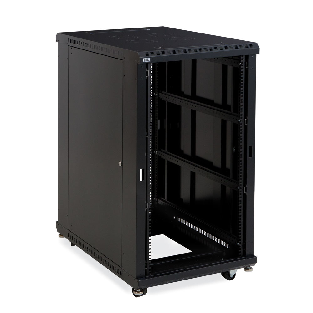 22U Linier Open Frame Server Rack - No Doors - 36" Depth - Rackfinity.com