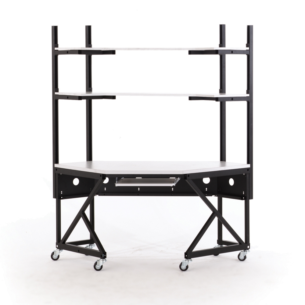 Heavy Duty Corner Adjustable Modular Office LAN Workstation USA Made ...