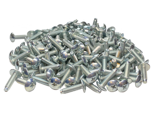 12-24 Rack Screws | USA-Made Pilot Point Zinc Rack Screws