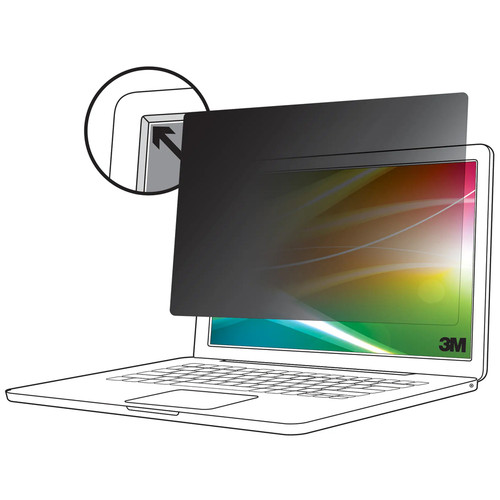 3M™ Bright Screen Privacy Filter for 14in Laptop, 16:10, BP140W1B