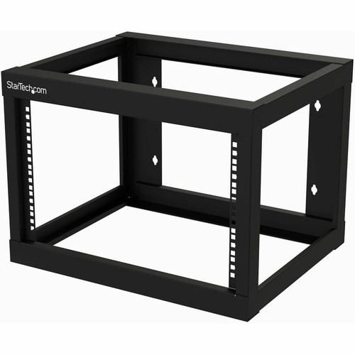 StarTech.com 2-Post 6U Heavy-Duty Wall-Mount Network Rack, 19" Open ...