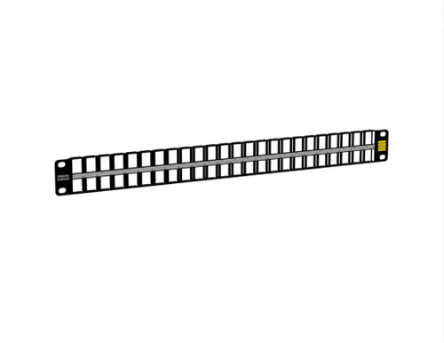 1U 48-Port Blank Keystone Patch Panel | Welded, USA Made