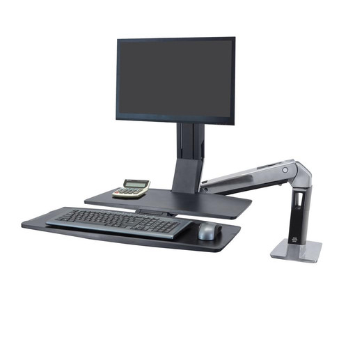 Ergotron WorkFit-A, Single LD Workstation with Worksurface