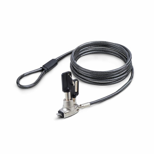 StarTech Slim Keyed Lock | 6.6ft Noble Wedge Slot