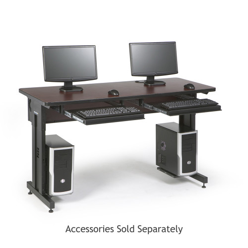 60" W x 24 D Dual Monitor Computer Desk | Kendall Howard