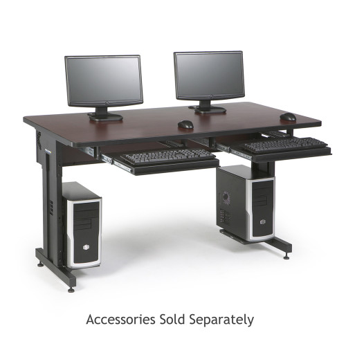 African Mahogany Classroom Training Desk | Workstation