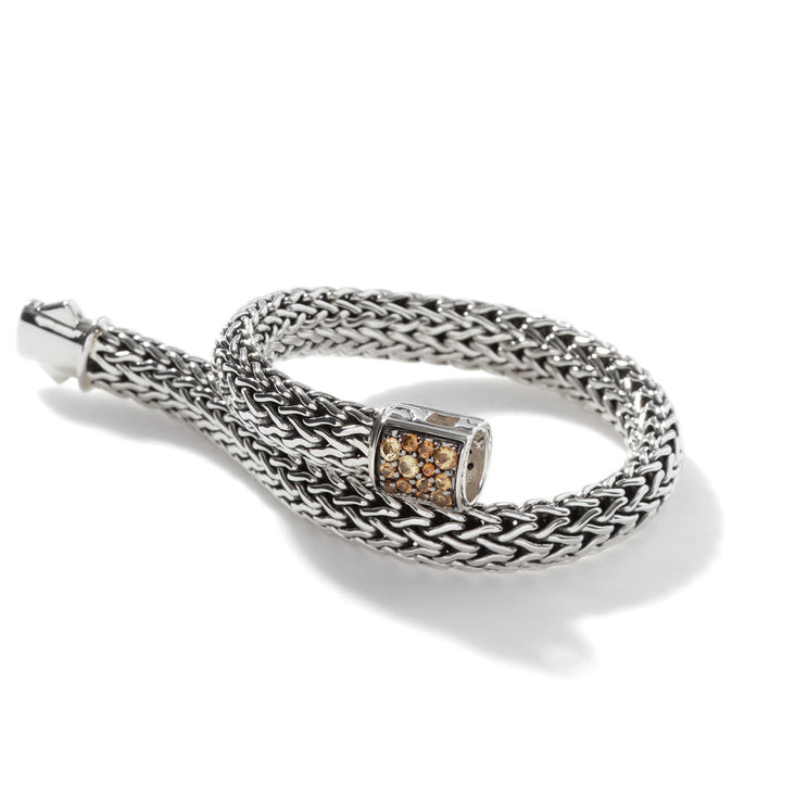 JOHN HARDY: Icon Bracelet, Sterling Silver, Reversible Citrine Black ...