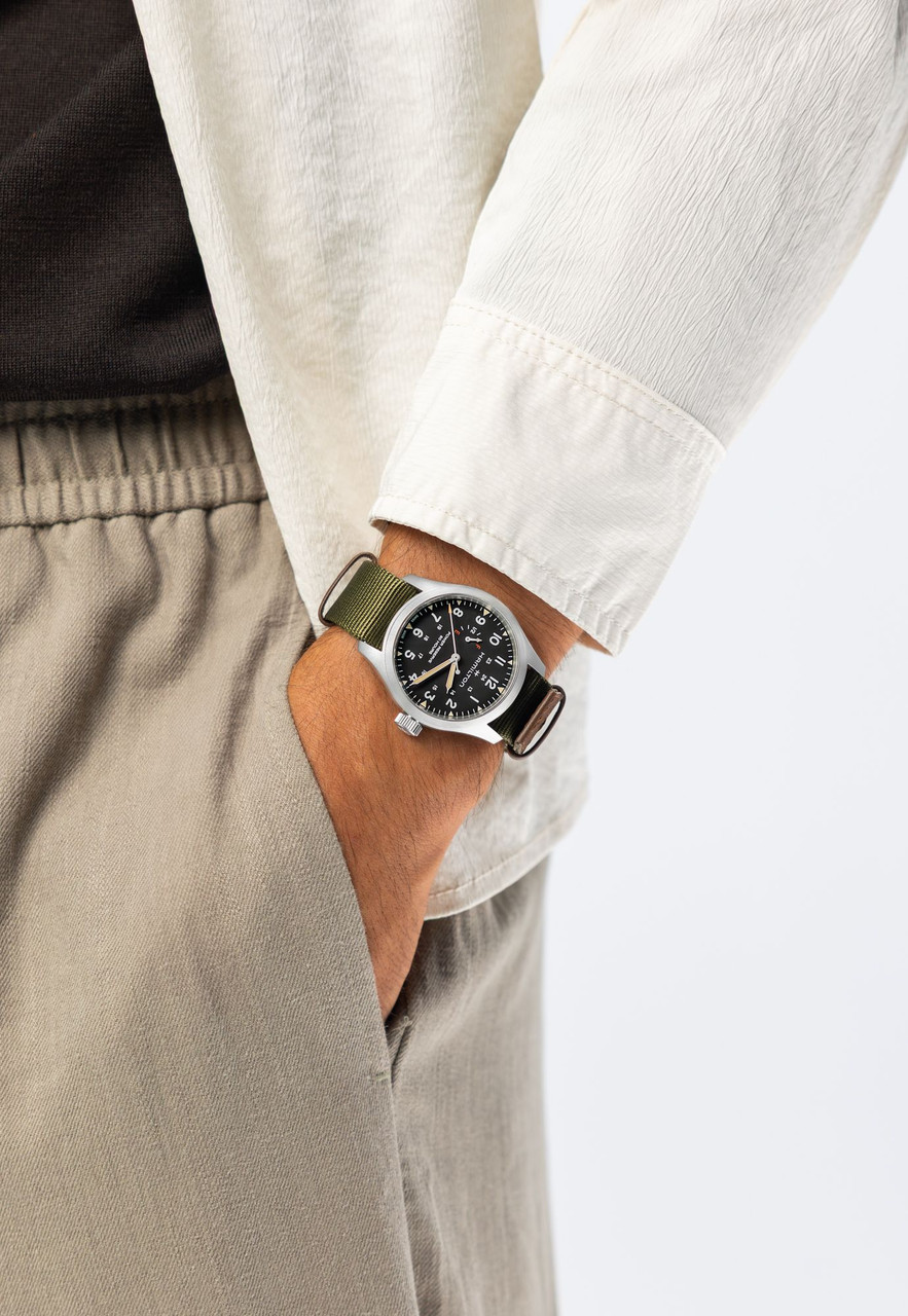 Khaki Field Mechanical Power Reserve H69509930