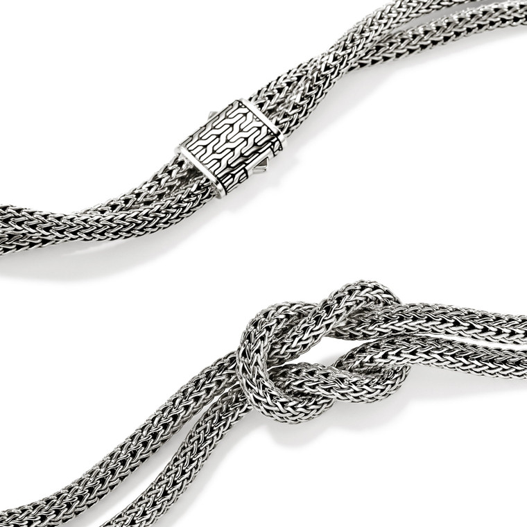 John Hardy Love Knot Necklace – Sterling Silver 10 mm NB98778 | Mani ...