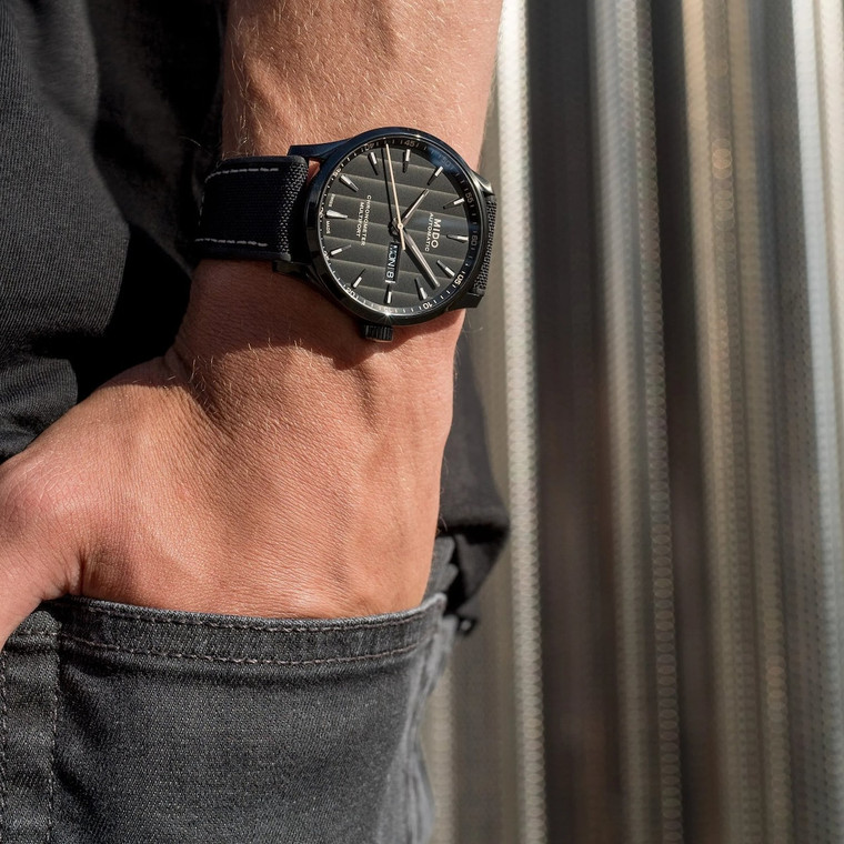 Mido Multifort Chronometer 1 42 mm Black Dial Black PVD Stainless Steel ...